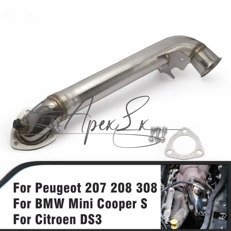 Выхлопная труба для BMW Mini Cooper S R56 R57 R58 для Peugeot 207 для Citroen DS3