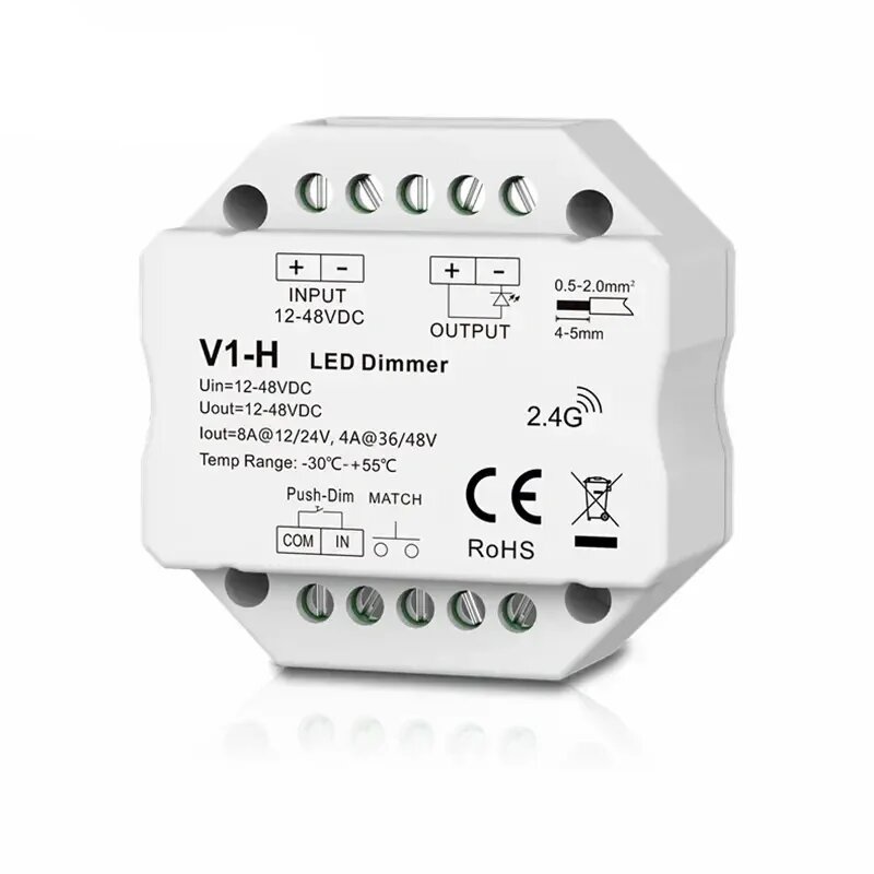 Светодиодный диммер V1-H V1-H/P 12-48В V1-H