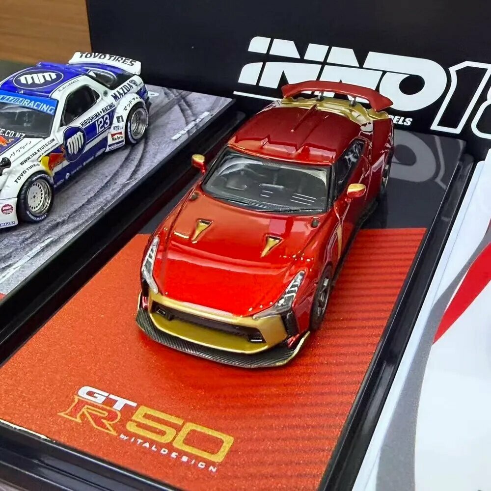 Машинка INNO 1:64 R50 GT-R By ltalsedign Легковая модель автомобиля