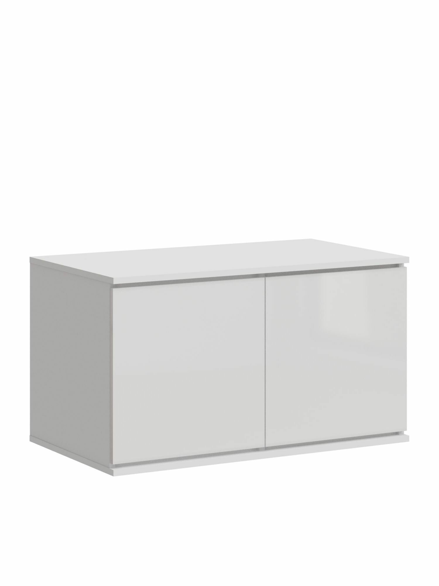 Антресоль Челси к шкафу 900х504х514 (Белый глянец холодный/ белый) МИФ