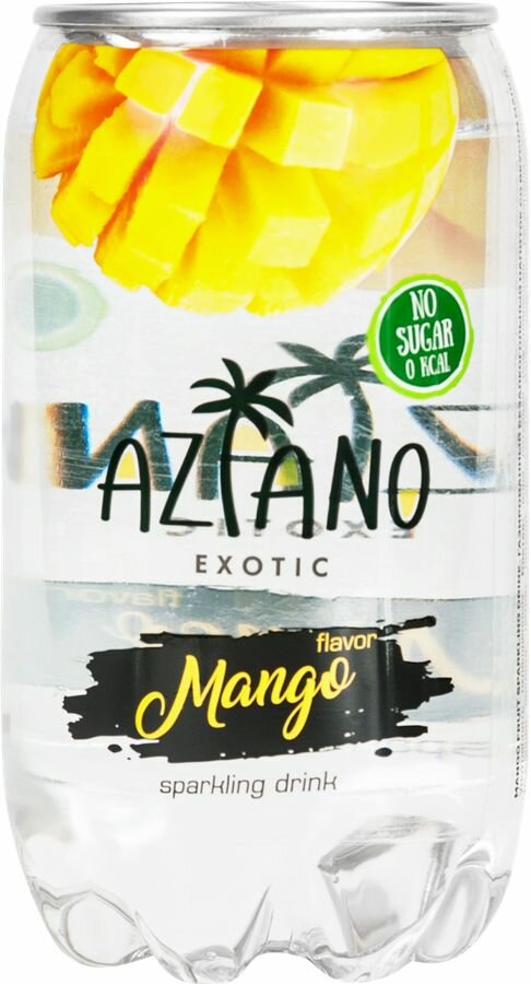 Напиток AZIANO Mango газированный, 0.35л