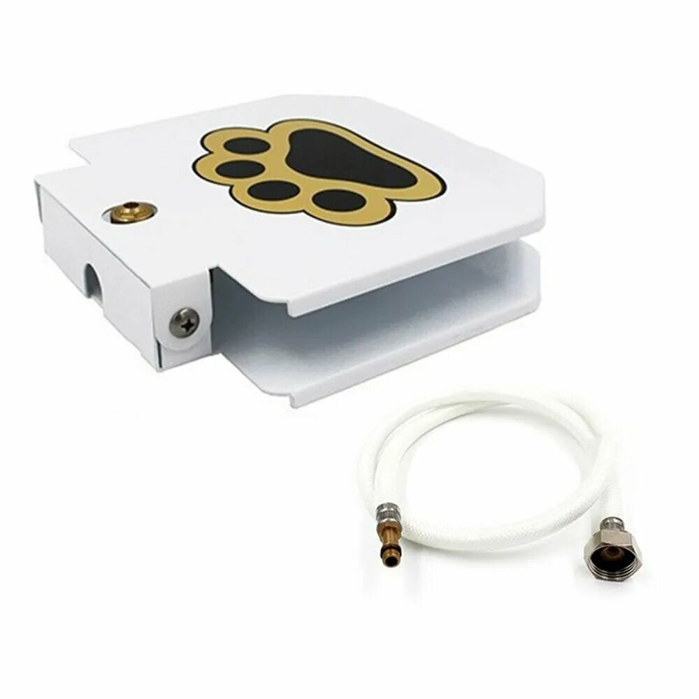 Фонтан для собак из нержавеющей стали с ножным приводом