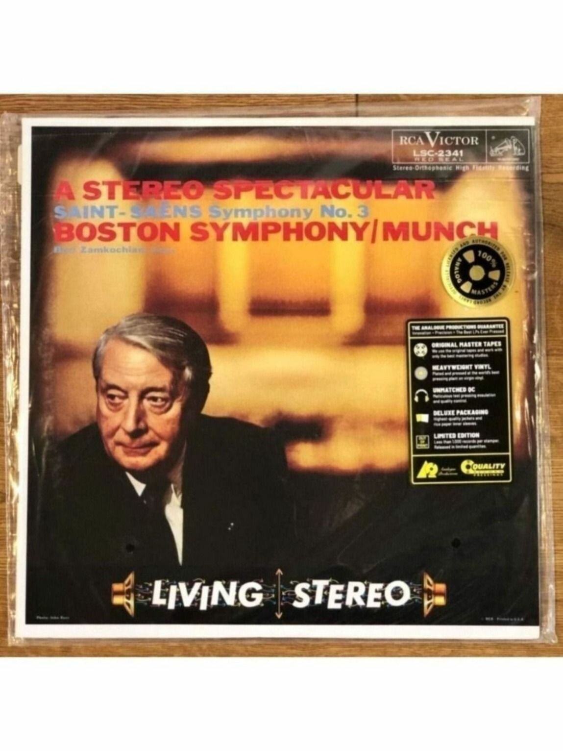 Виниловая пластинка Saint-Saens, Boston Symphony, Munch - Symphony No. 3 Still Sealed