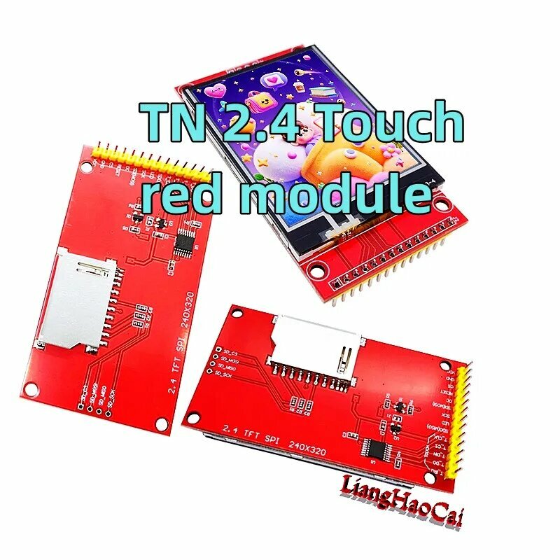 2,4-дюймовый красный сенсорный модуль TN ILI9341 Дисплей 320*240 Электроника