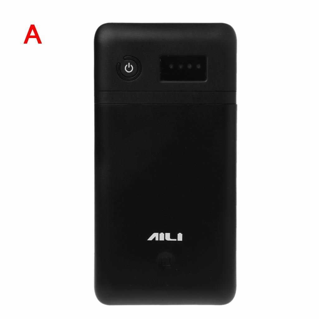 Зарядные устройства и док-станции, Двойной USB для QC 3,0 6x18650 Аккумулятор DIY Power Bank Box Со Светодиодной Подсветкой DC 9V 12V Зарядное Устройство Планшета