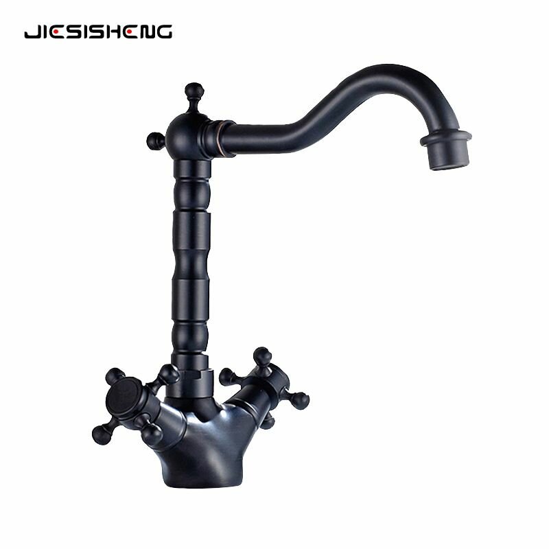 Смеситель для кухни с высоким поворотным изливом, кран для кухни Fashun A4408-4, цвет: бронза