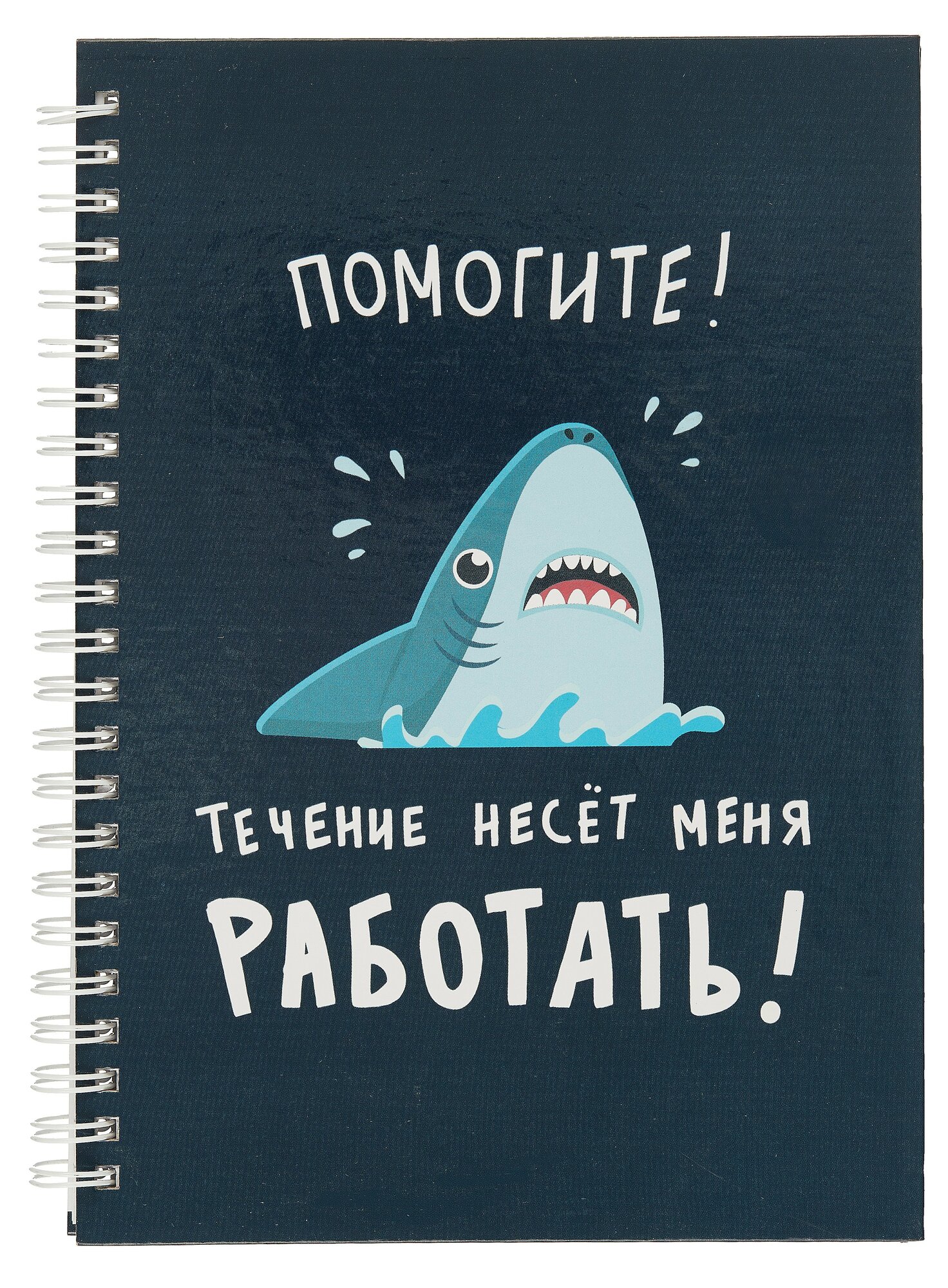 Тетрадь в линейку Listoff, "Акула", А5, 80 листов