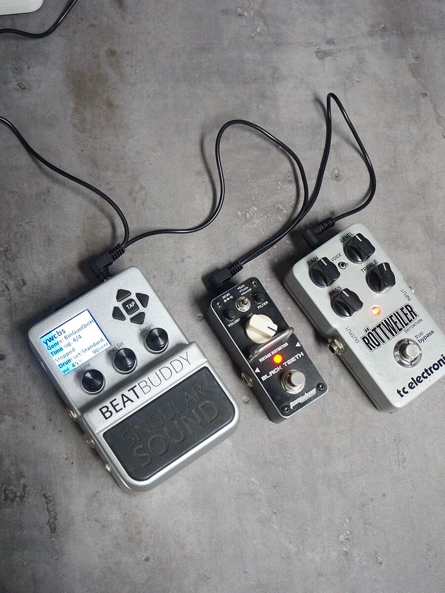 1-к 5 Гитарный Сплиттер Адаптер с Кабелем для Множества Эффектов, Стандартное 9В