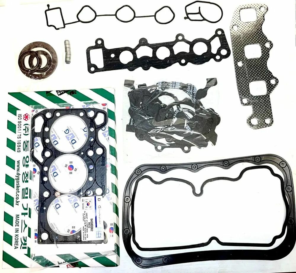 Прокладки двигателя Дэу Матиз Daewoo Matiz 0.8 Комплект полный DYG арт.93740913