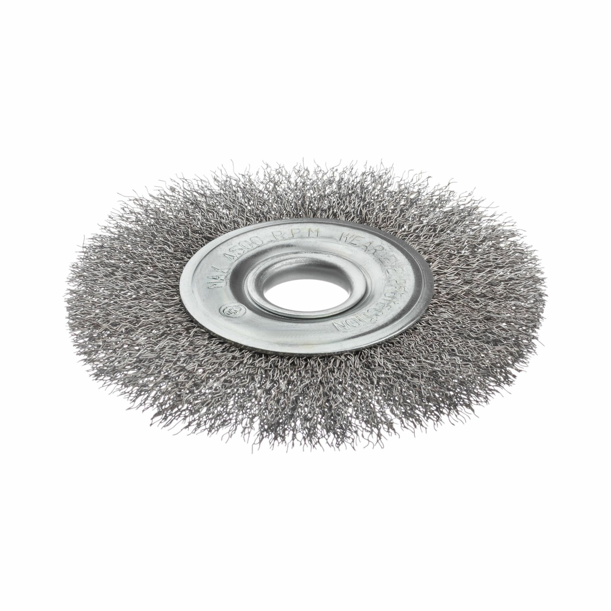 Щетка цилиндрическая, кордовая, для УШМ и заточных станков № 74 D125 мм d22,2 RPM 4500