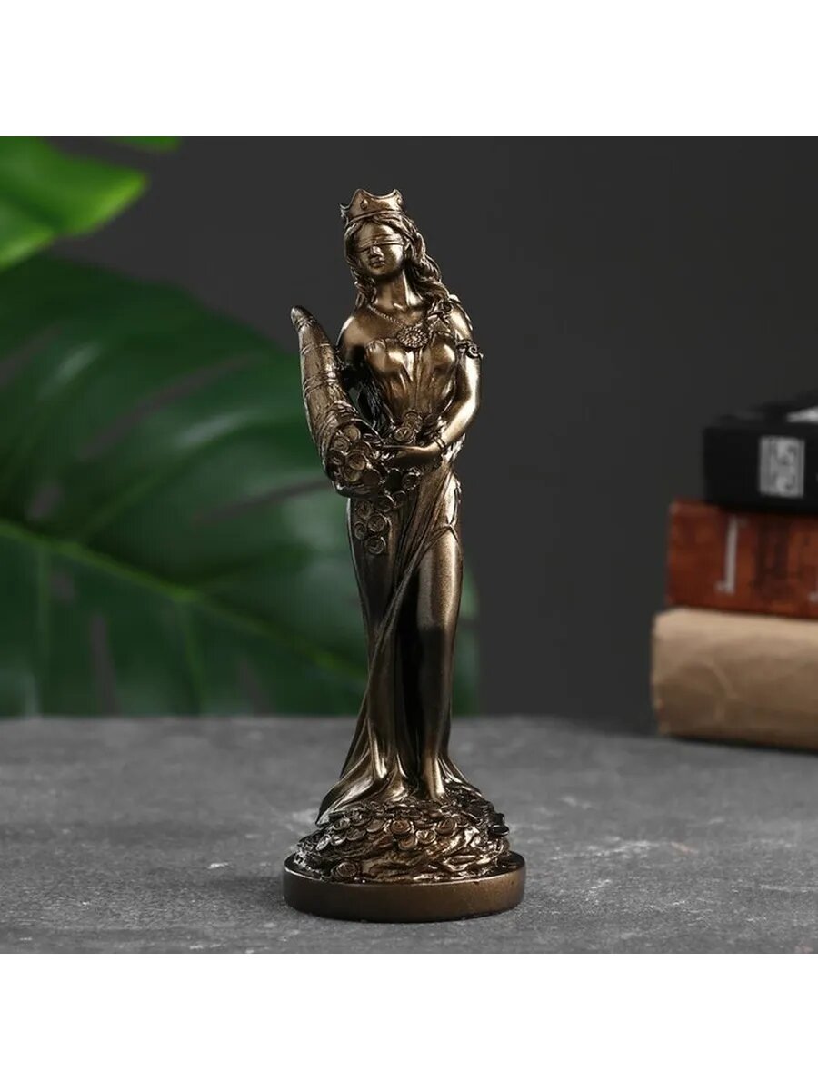 Статуэтка Фортуна 19см из бронзы и мрамора