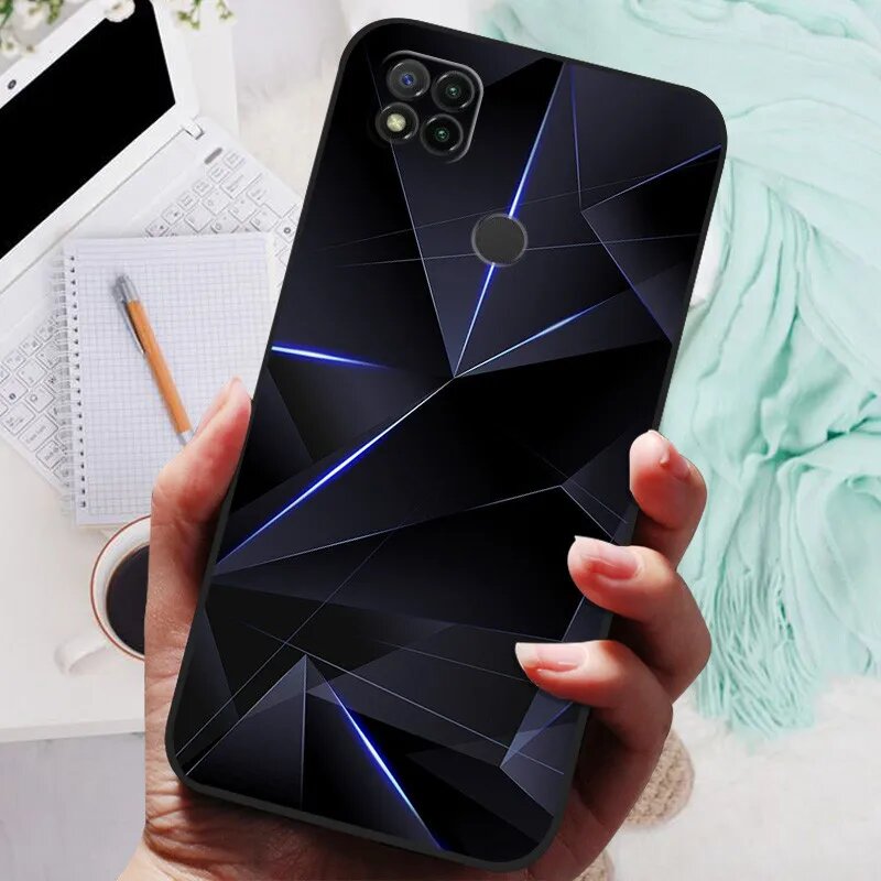 Чехол для Xiaomi Redmi 9C NFC, мягкие силиконовые чехлы из ТПУ для телефона Redmi 9C, чехол-бампер Redmi9C 9 C C9, противоударный чехол Черный, 22, for Redmi 9C NFC