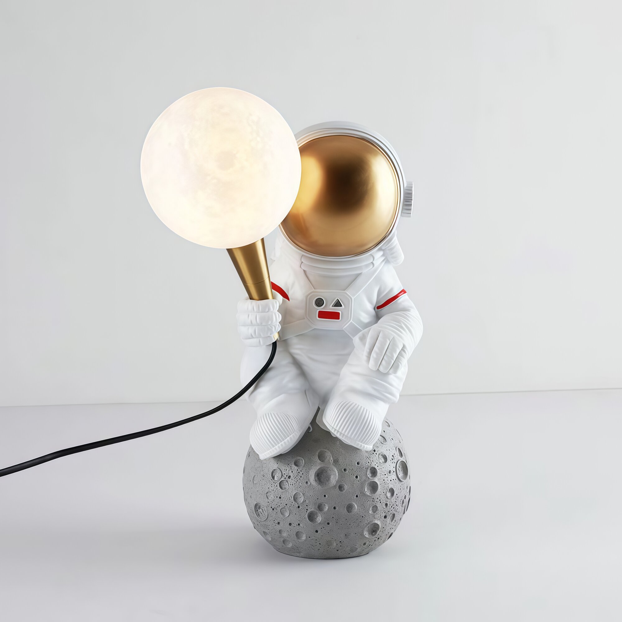 Креативный астронавт настенный светильник 3D moon с персонализированной защитой для глаз в спальне