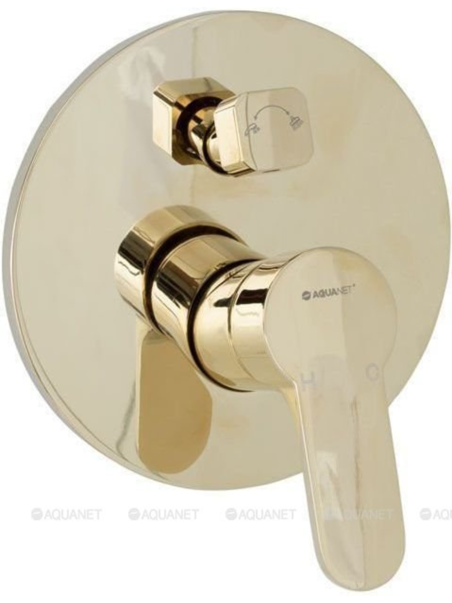 Смеситель для ванны с душем Aquanet Classic ARF5042-K(T), хром, настенный, с изливом