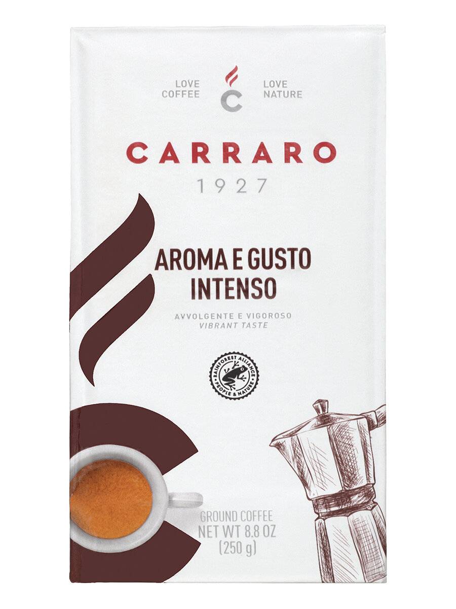 Кофе молотый Carraro Aroma e Gusto 250 гр