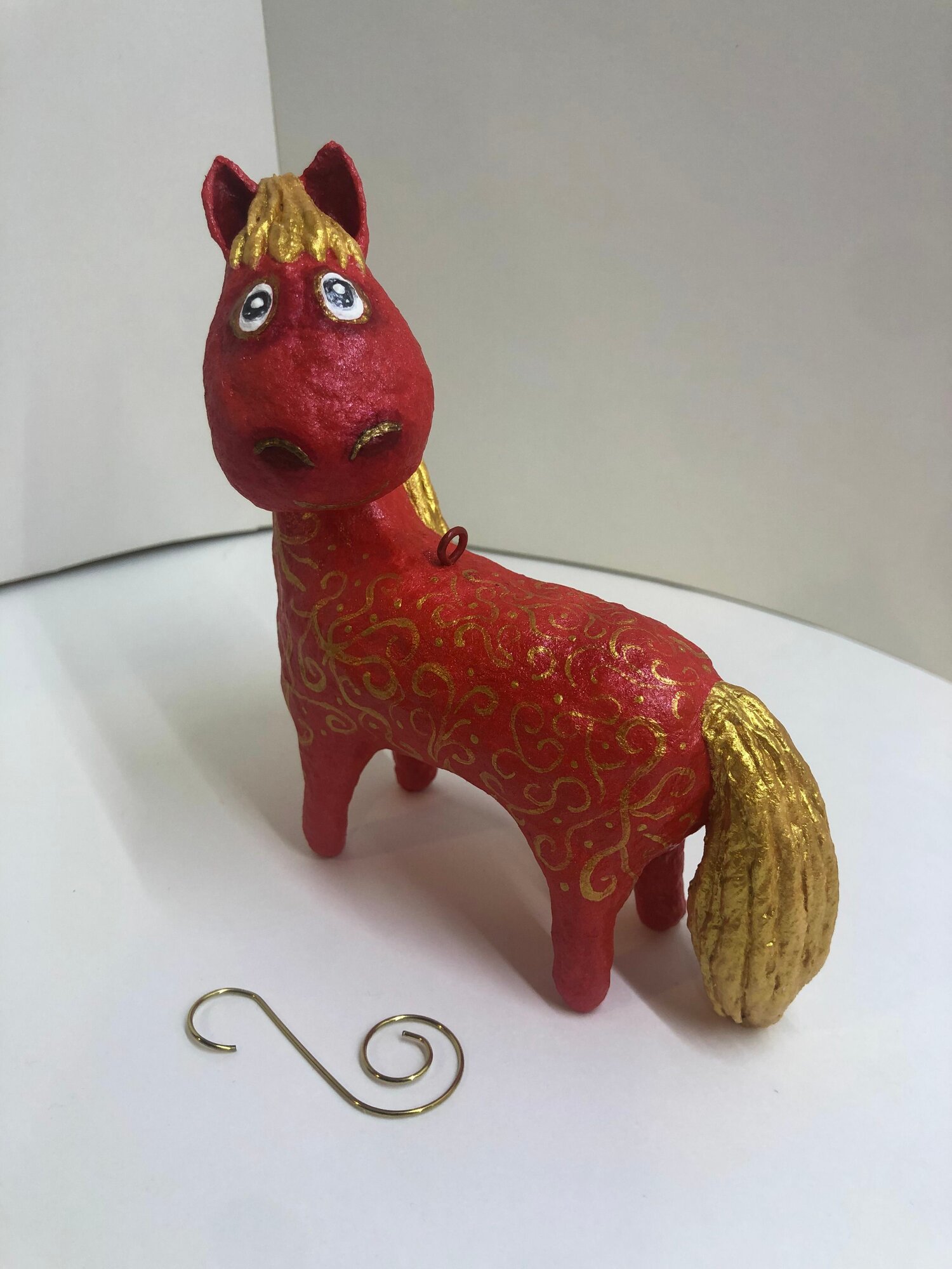 Ватная игрушка "Лошадка"