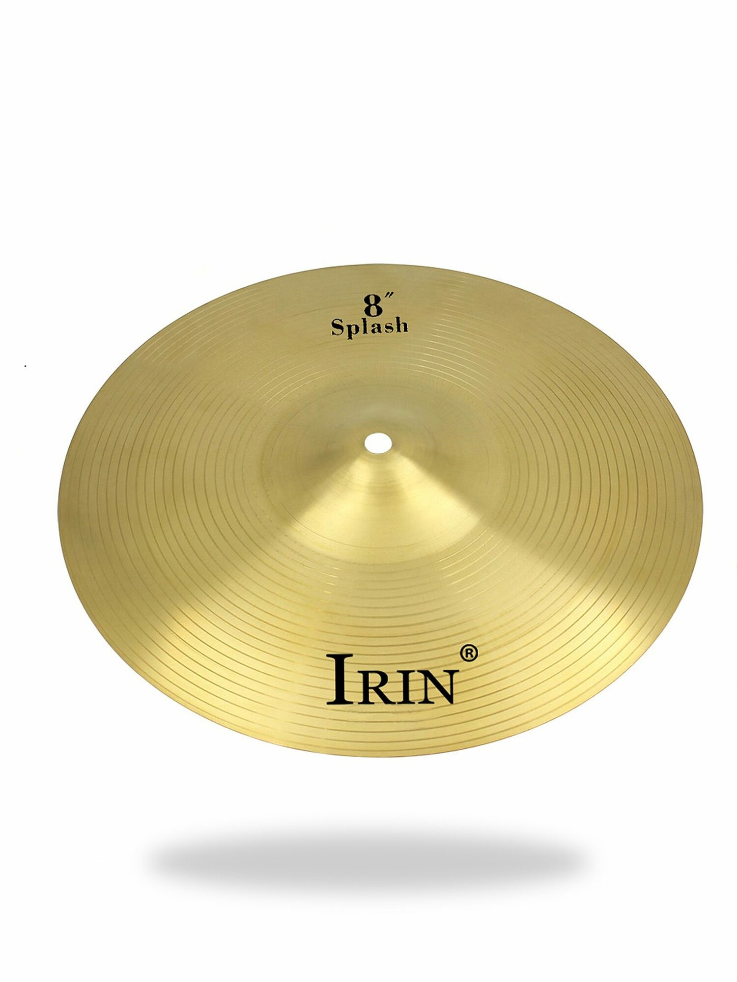 Тарелка хай-хэт 8 дюймов, латунный сплав, золотистый цвет