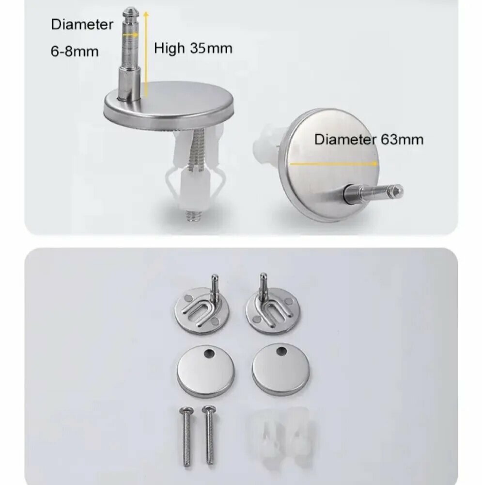 Крепеж, крепление для сиденья унитаза Damixa и AM.PM 6мм.