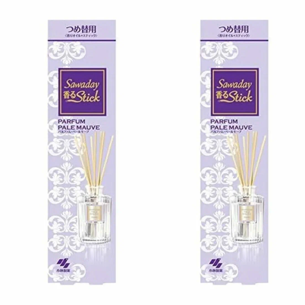 Ароматический диффузор для дома с палочками Kobayashi Parfum Pale Mauve, 70 мл, 2 штуки
