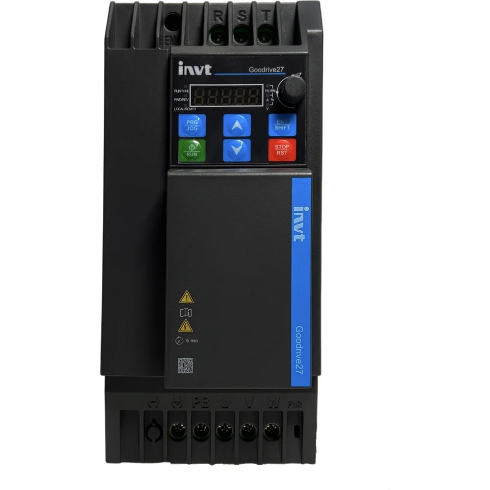 Частотный преобразователь INVT GD27 7,5 кВт 380В IP20 (GD27-7R5G-4-B) 11001-02604
