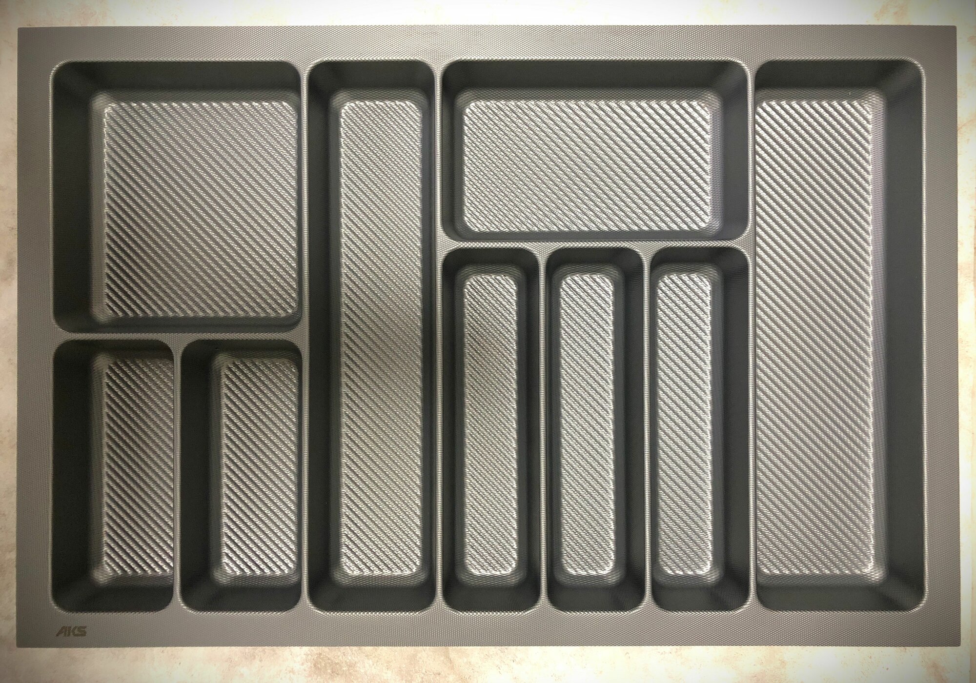 Лоток для столовых приборов PIXEL 735х485 мм, серый