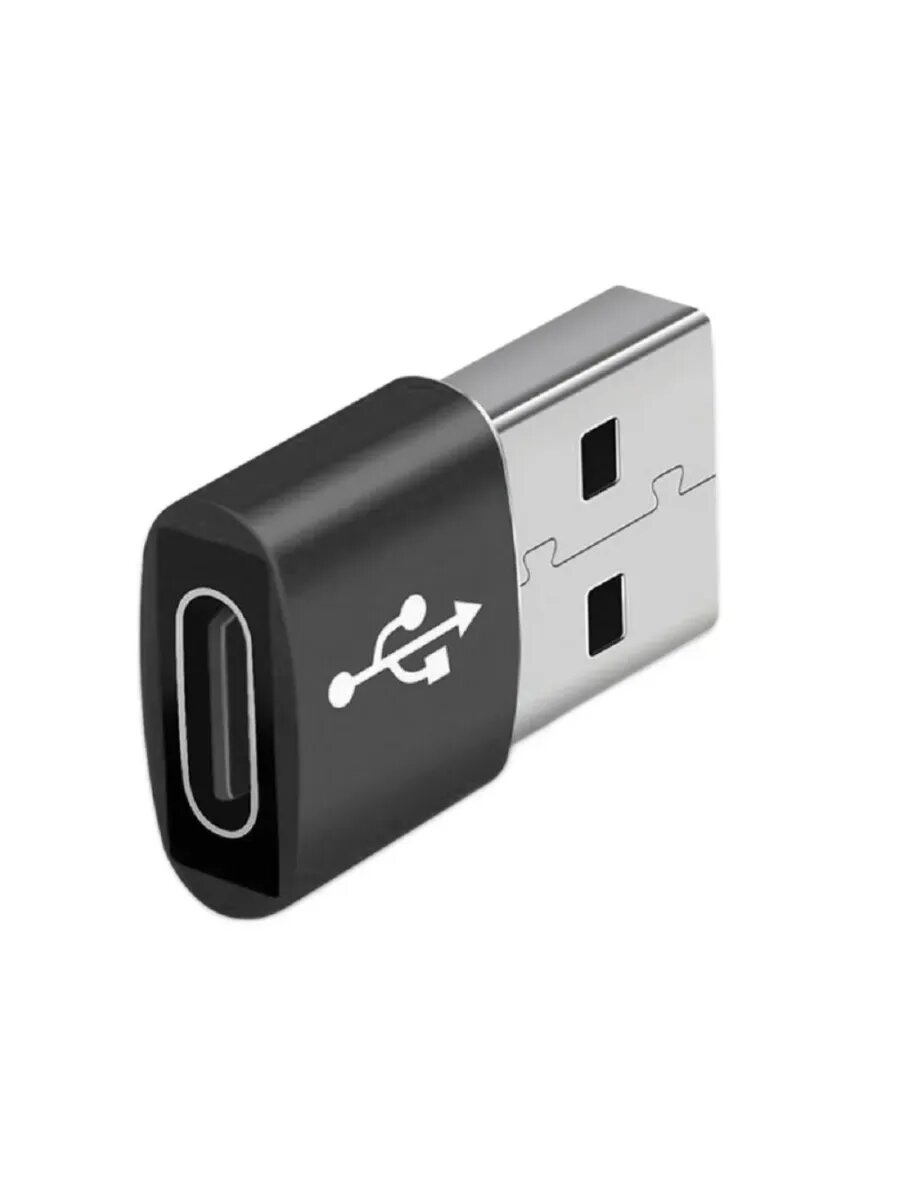 Переходник USB Type-A (M) - USB Type-C (F), OTG, USB 3.0
