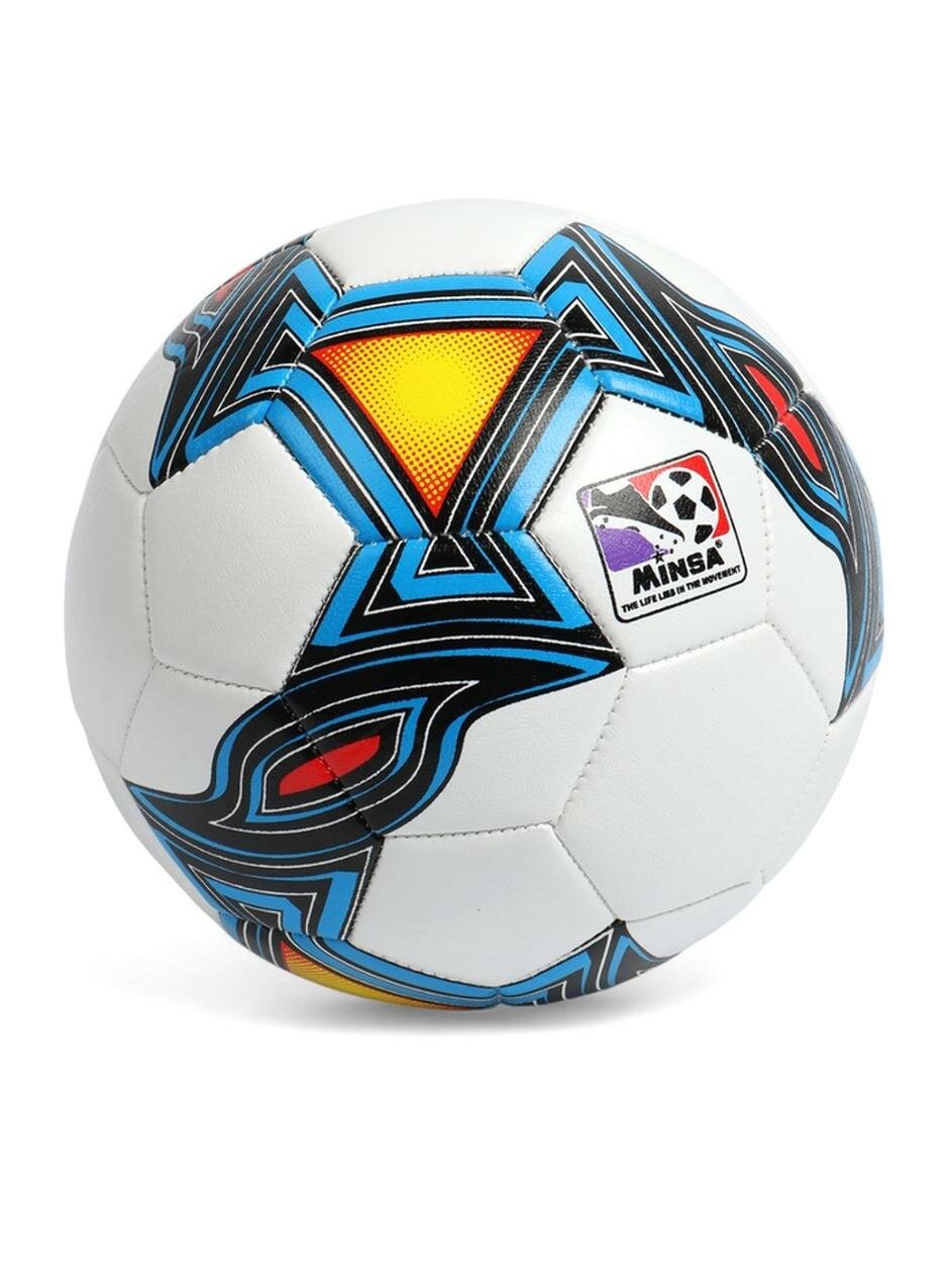 Мяч футбольный Minsa, р. 5 (TPU, резиновая камера, машинная сшивка) 3910788
