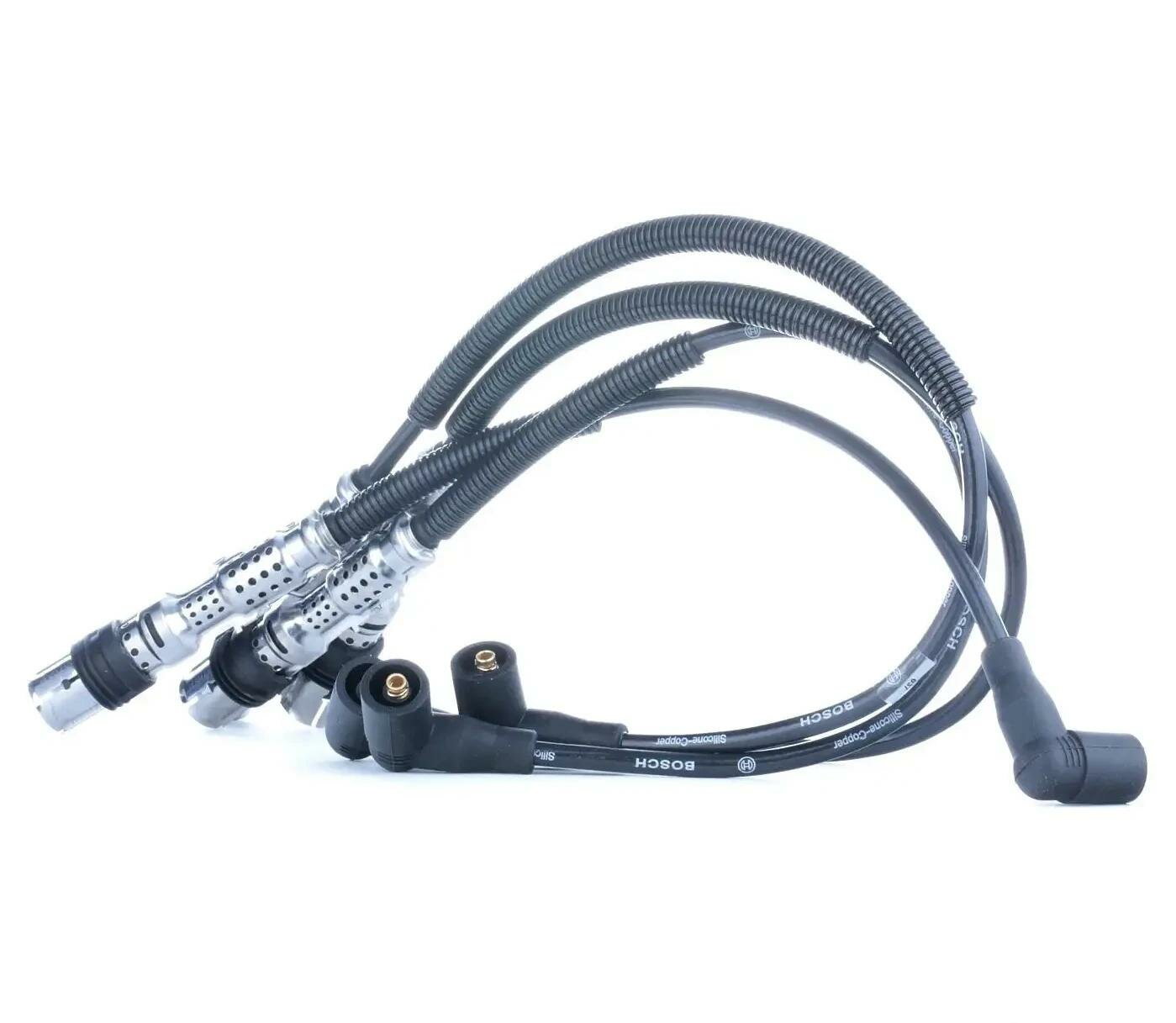 Провода высоковольтные Bosch 986357822, комплект, VW Golf VI, Skoda Octavia, Yeti, Fabia, Audi A1, A3 1.2 TSI 10-