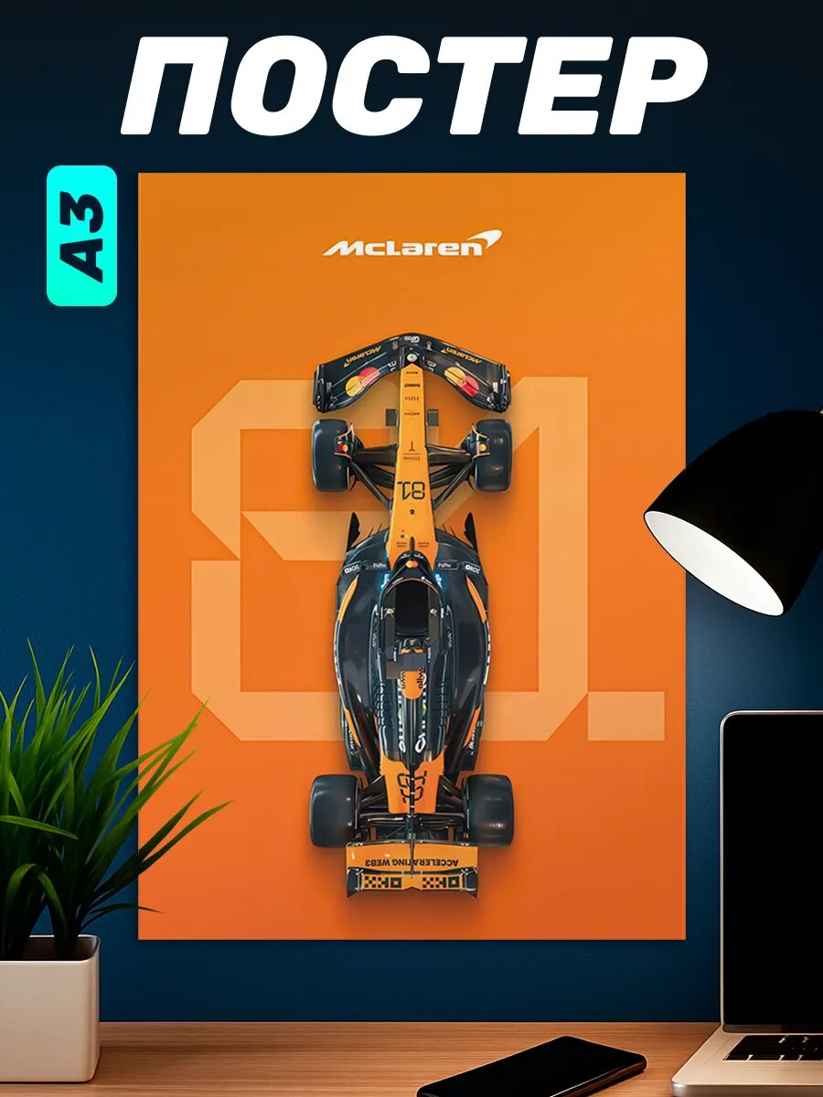 Постер на стену Formula 1 McLaren