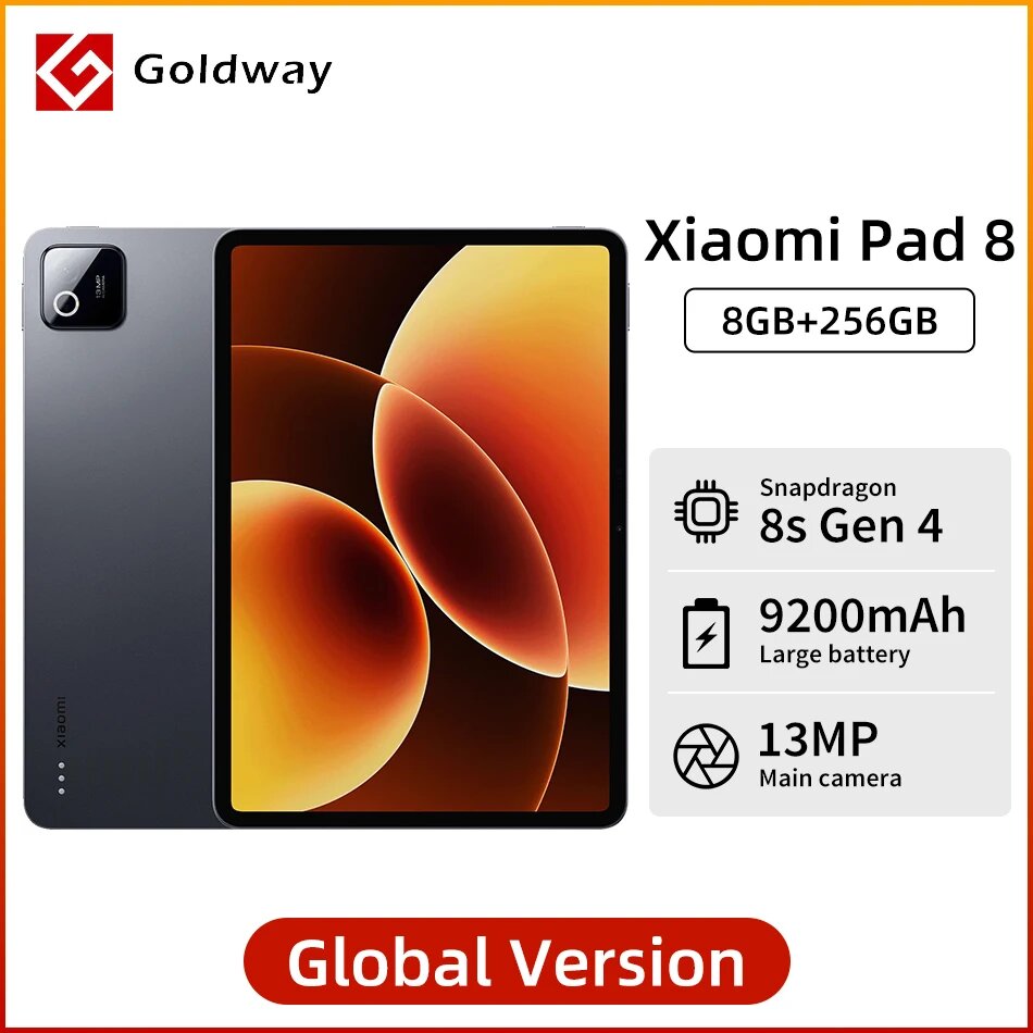 Планшет Xiaomi Pad 8, 11.2", 8/256ГБ, Wi-Fi, Android