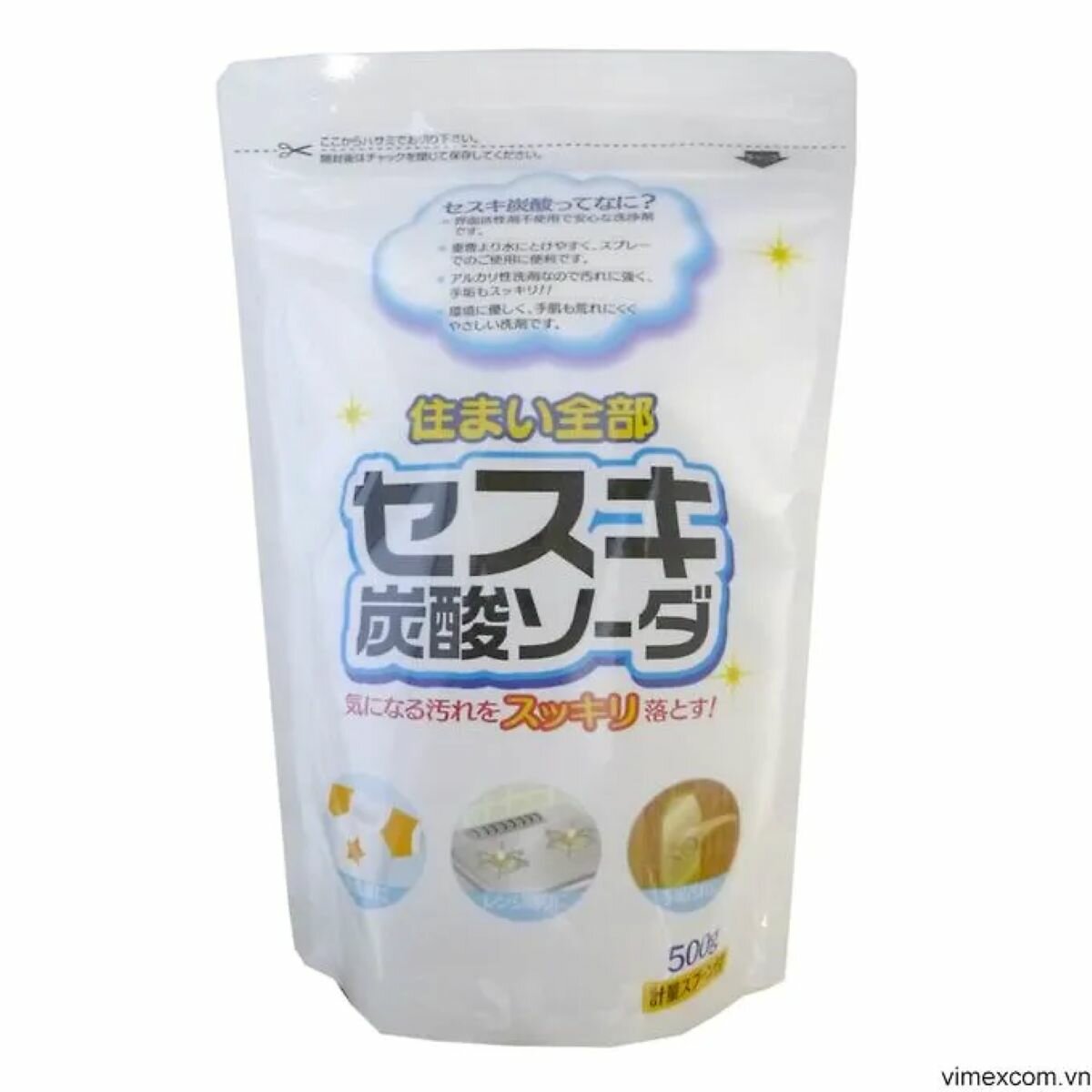 Средство Rocket Soap чистящее Awa’s Sesqui Sodium Cleaner, порошок c сесквикарбонатом натрия, для стирки и уборки, 500г
