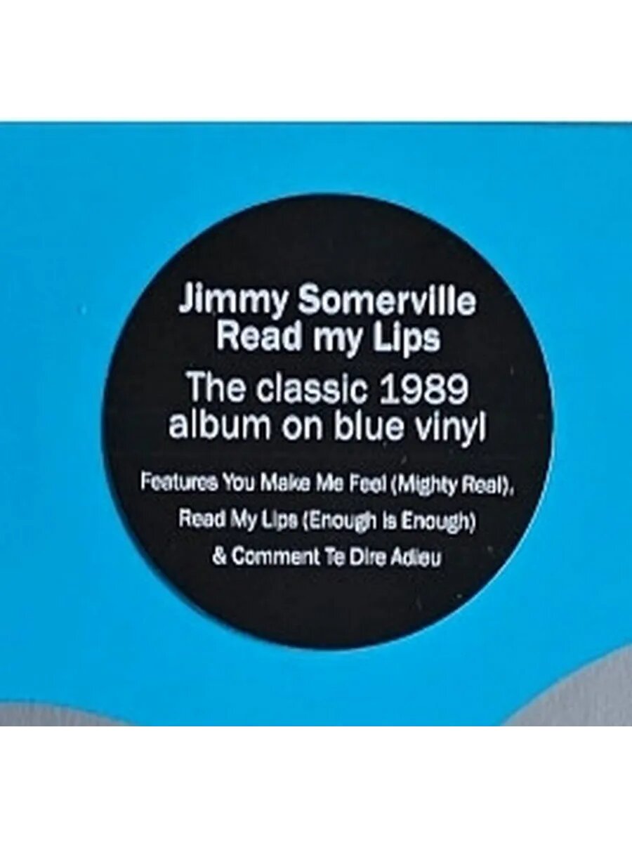 Jimmy Somerville - Read My Lips (blue) — фото 1