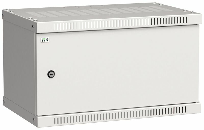 Шкаф LINEA WE 6U 550x350мм дверь металл сер. ITK LWE3-06U53-MF