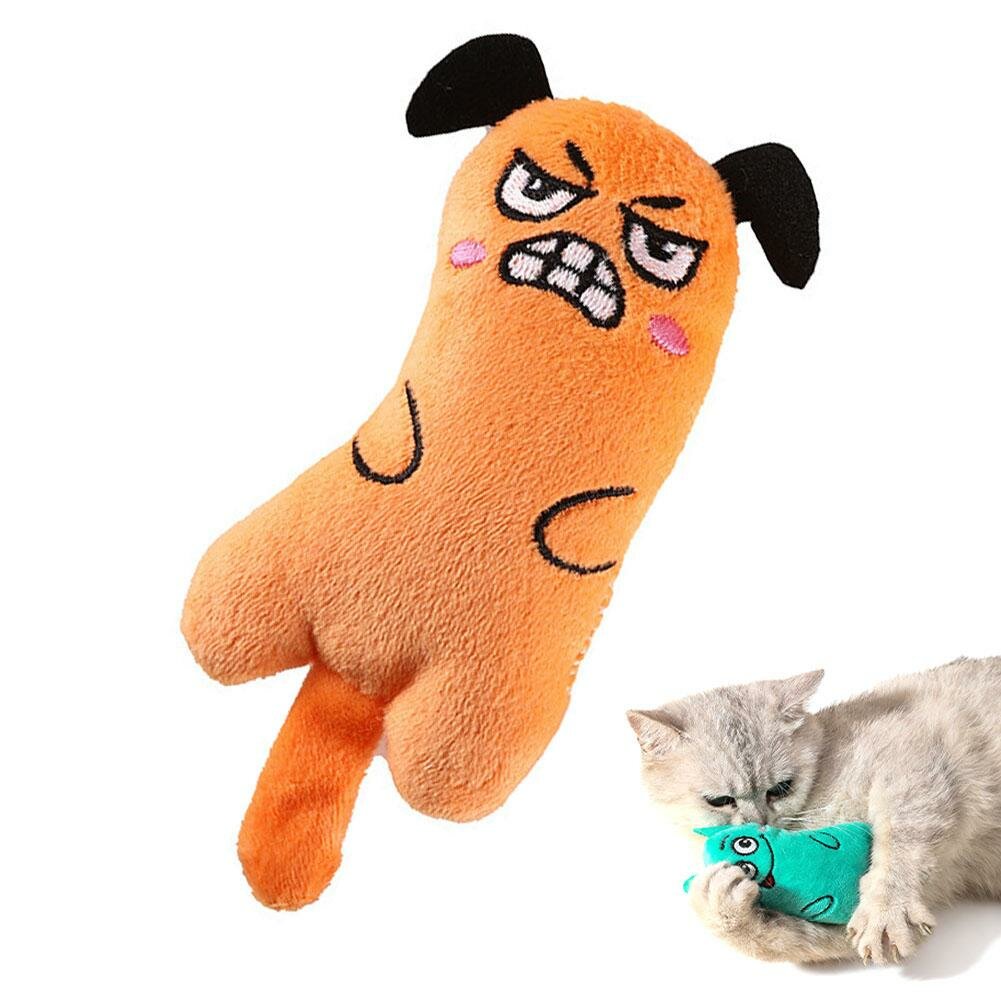 Игрушка для животных, с кошачей мятой, звуковая шуршащая