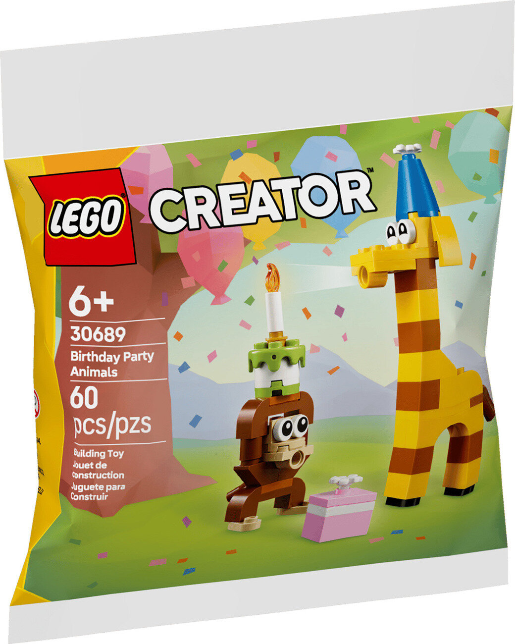 Конструктор LEGO Creator "Животные на День Рождения", для мальчиков и девочек