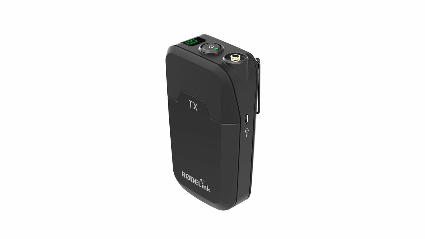 Передатчик Rode TX-BELT поясной цифровой для радиосистемы RODELink с петличкой Lavalier