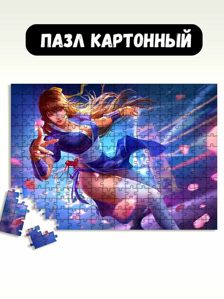 Пазл картонный А3: игры dead or alive 5 - 18124