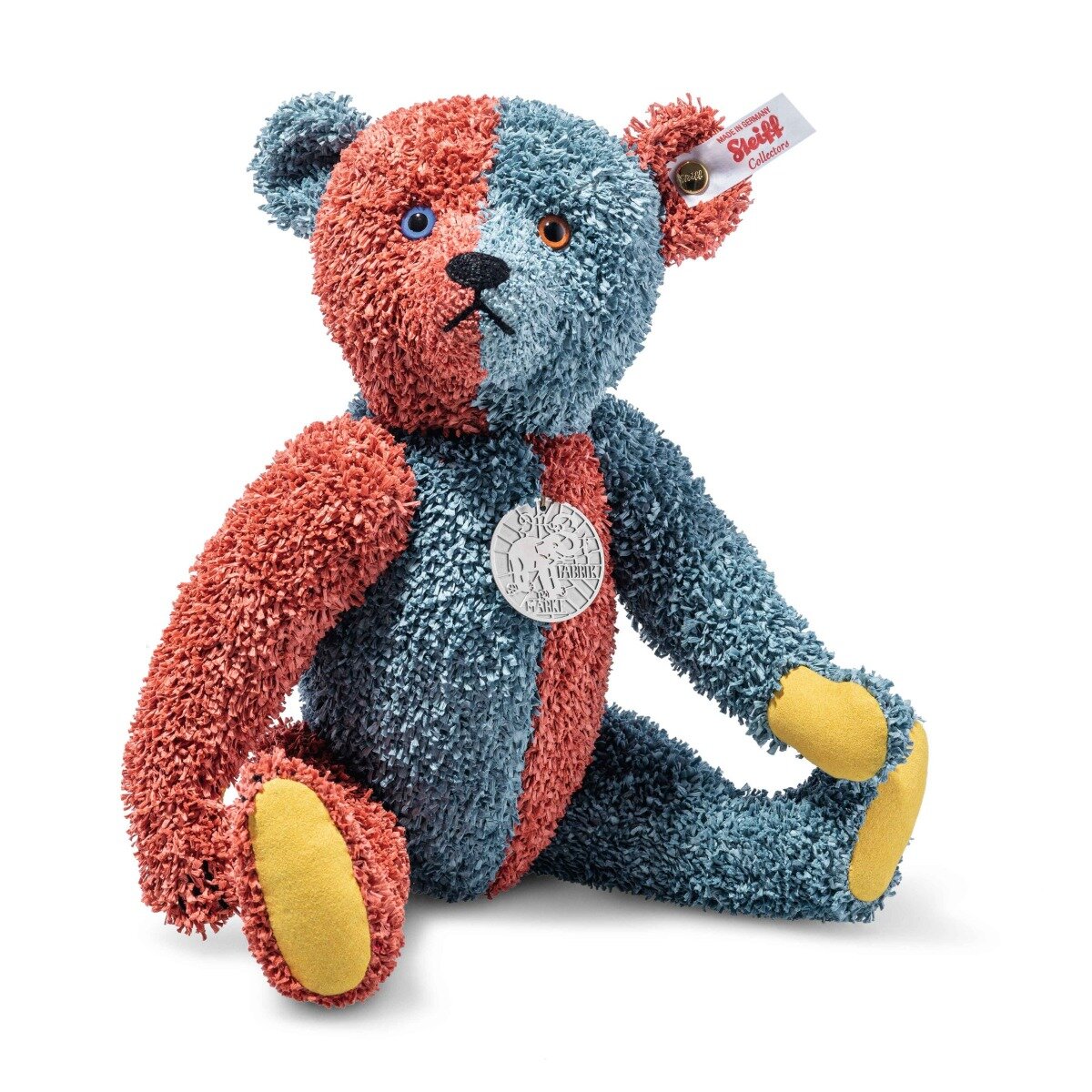 Мягкая игрушка Steiff Teddies for tomorrow Harlekin Teddy bear (Штайф мишка Тедди Арлекин завтрашнего дня 30 см)