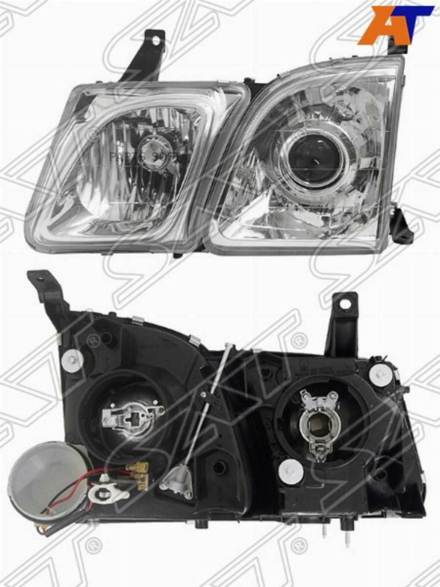 Фара Lexus LX 98-07 (Слева/ Ксенон/Галоген/ Ручная регулировка) SAT ST-312-1100CL | цена за 1 шт