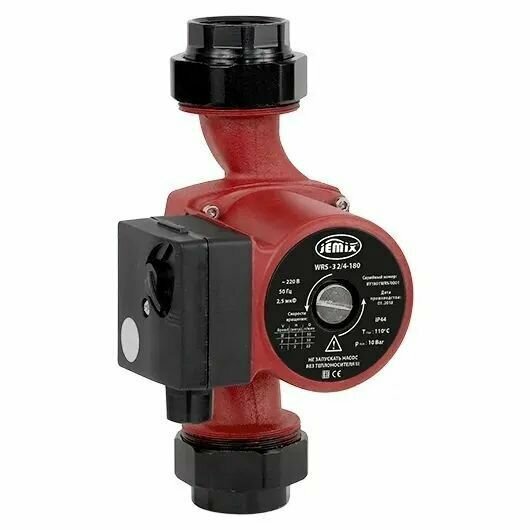 Насос циркуляционный для отопления JEMIX WRS-32/4-180