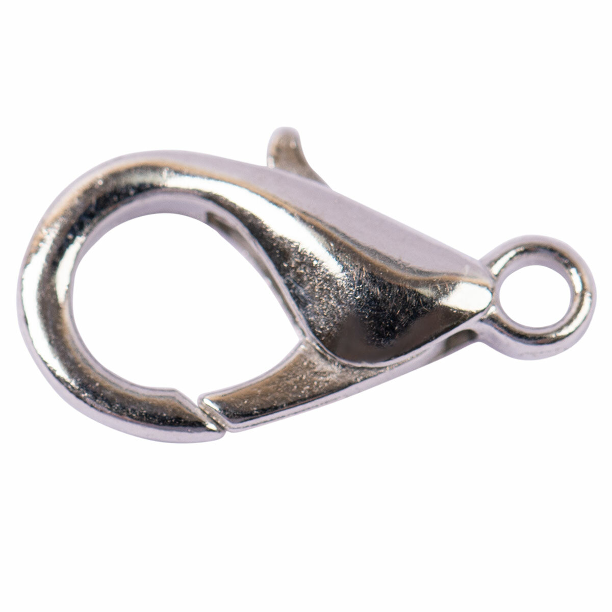 Замок для бус "Zlatka" "карабин" малый DM-01/5 10 мм 5 шт №02 под никель