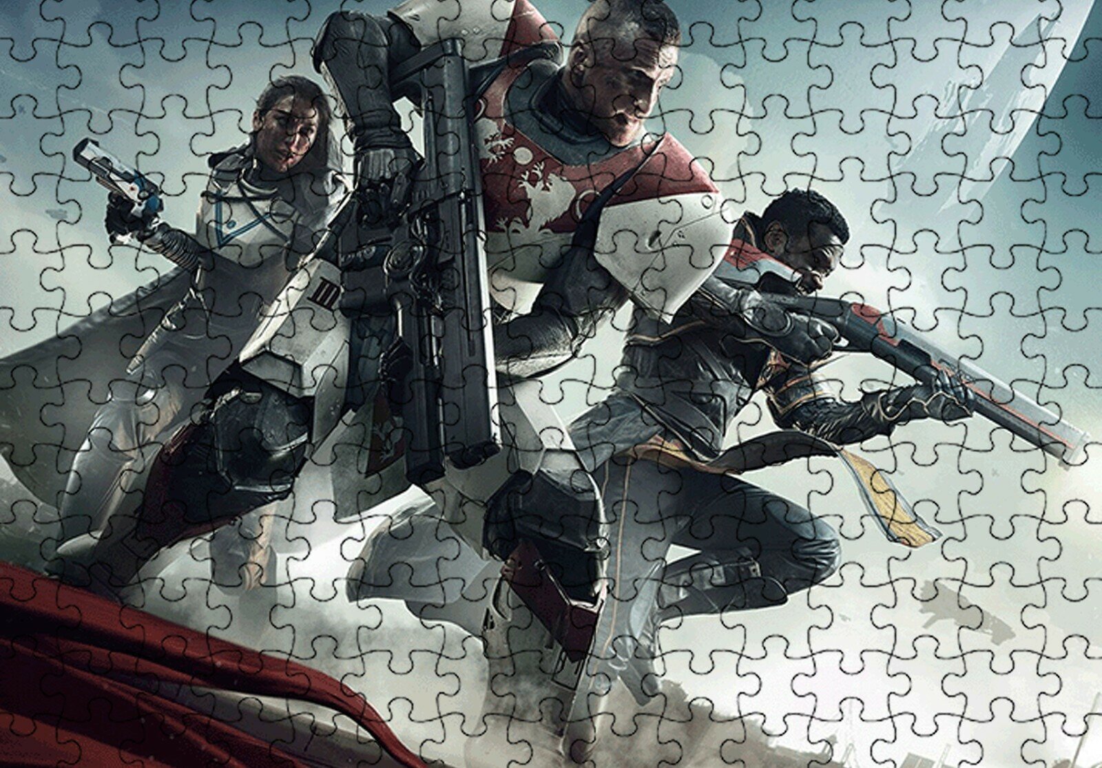 Пазл картонный А4: модель Destiny 2 - 1