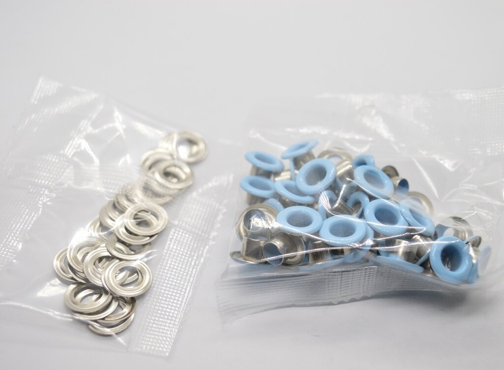 Люверсы №4 6 мм цв. Голубой 185(уп. 50 шт)ProKnopka