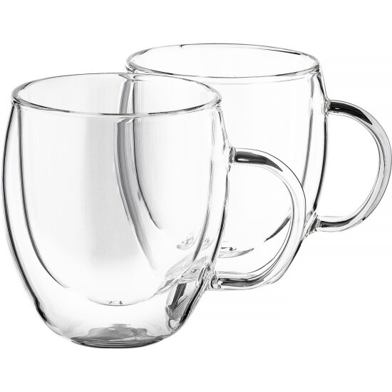 Набор из двух чашек с двойными стенками Teco TC-TS02, 180 мл.