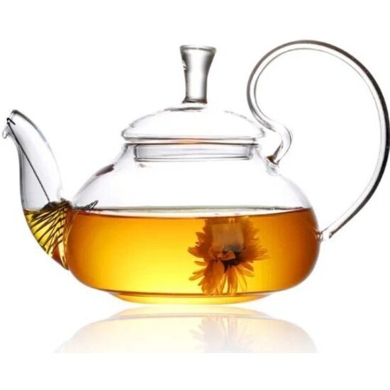 Чайник для заваривания из стекла c крышкой из стекла Teco TC-214, 570мл