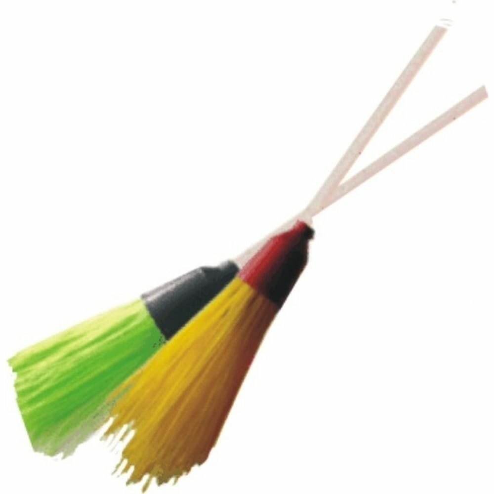 Пластмассовая круглая метла Репка с деревянным черенком 6010