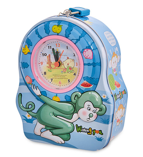 Металическая копилка с часами Обезьяна BX- 90/4 113-603620