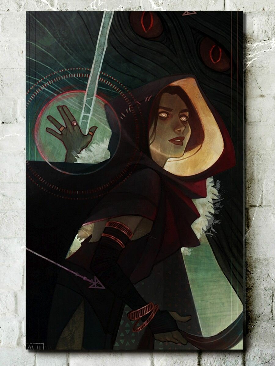 Картина интерьерная на дереве Dragon Age Век Драконов, Кассандра - 14294