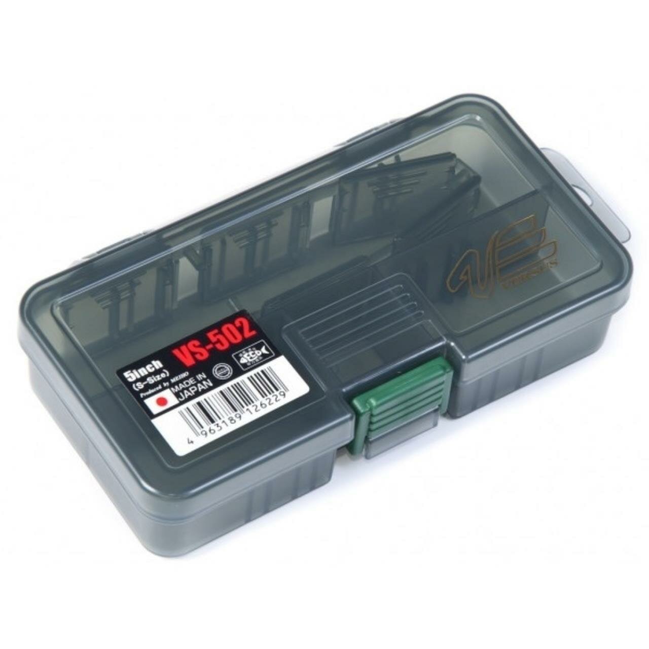 Коробка для приманок, воблеров, грузил, крючков Meiho Versus VS-502 Black 138x77x31