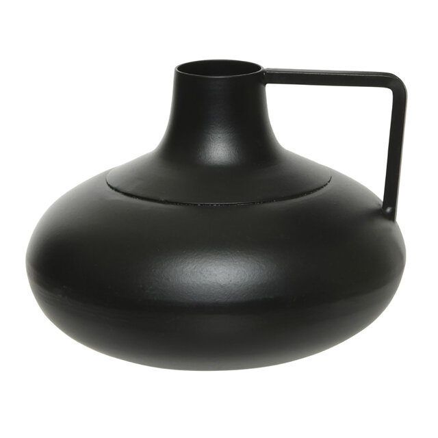 Ваза-кувшин Иден 13*11 см черная, Kaemingk, 380636-2